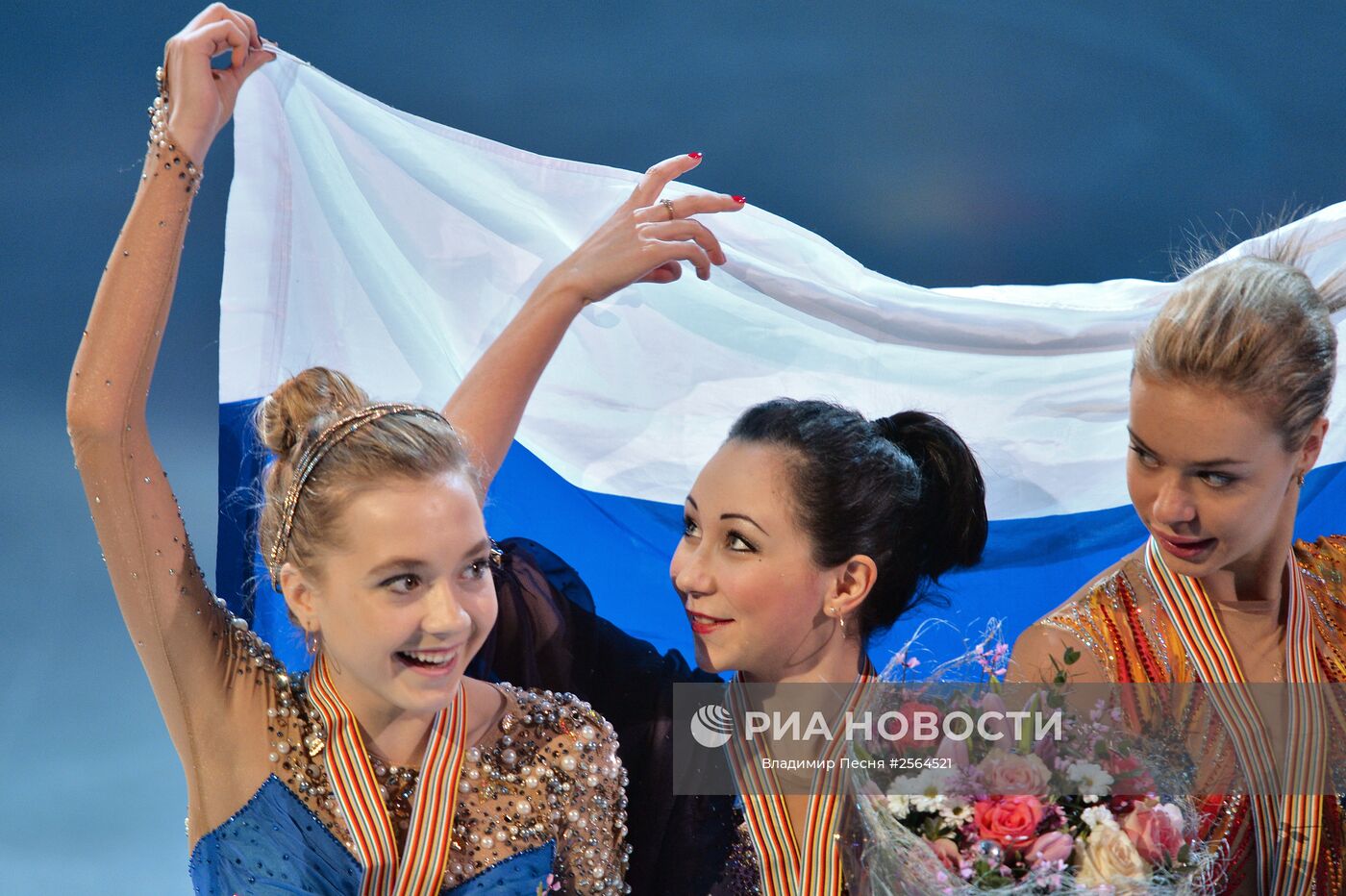 Фигурное катание Чемпионат Европы Женщины Произвольная программа РИА Новости Медиабанк