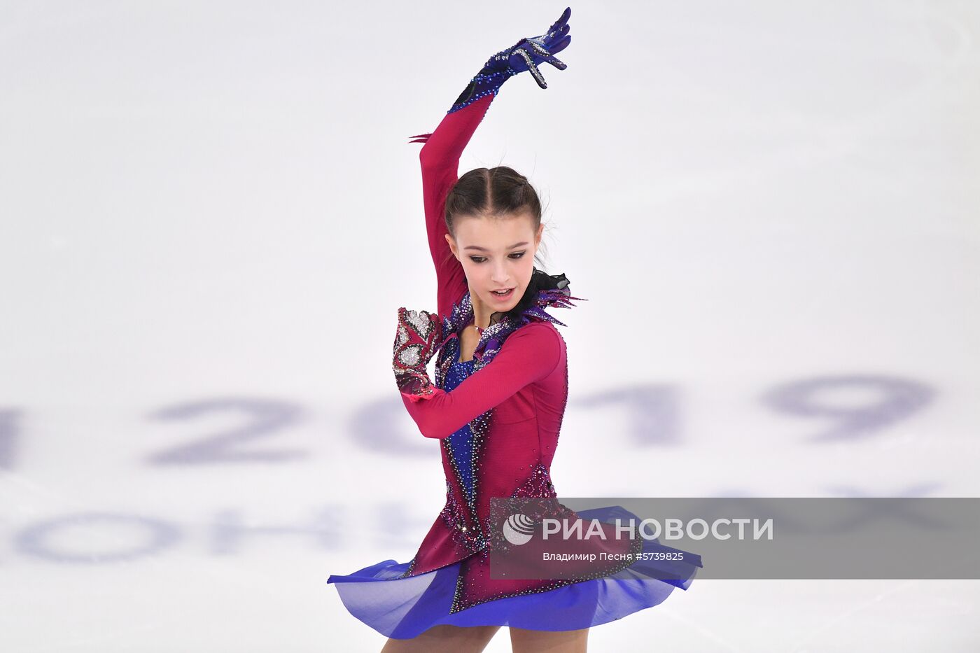 Фигурное катание Чемпионат России Женщины Произвольная программа РИА Новости Медиабанк
