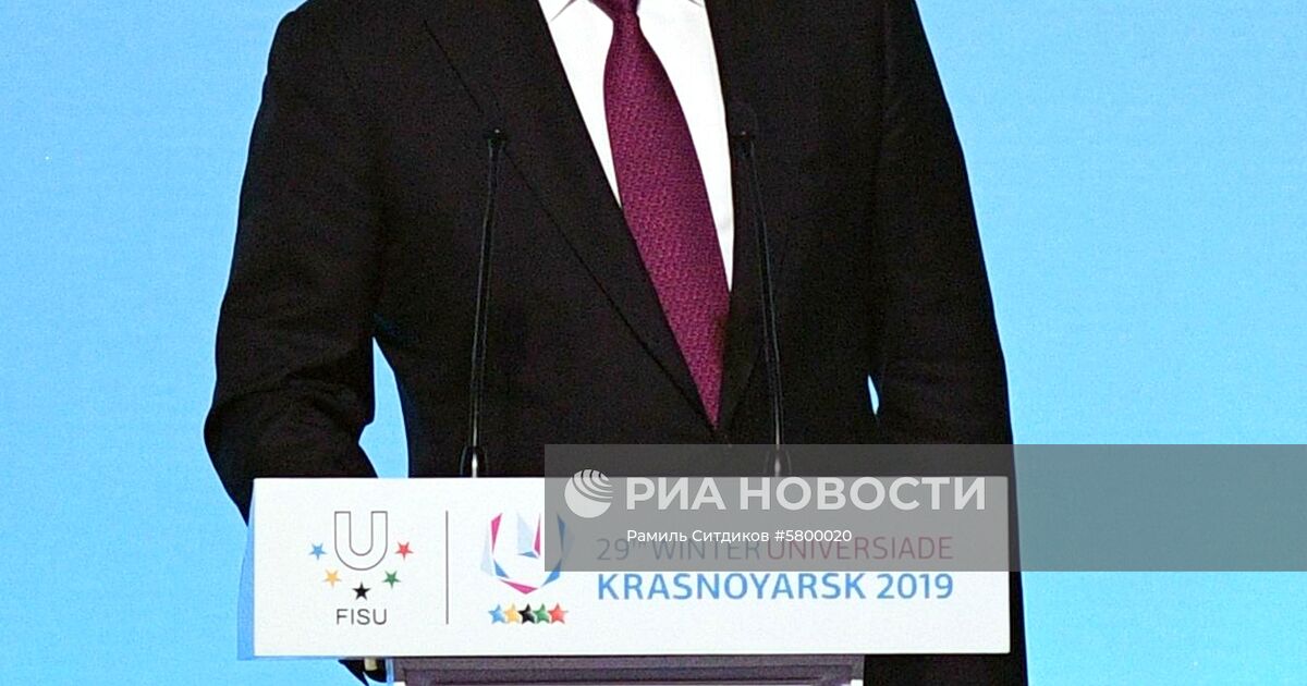 Рабочая поездка президента РФ В. Путина в Красноярск | РИА Новости ...