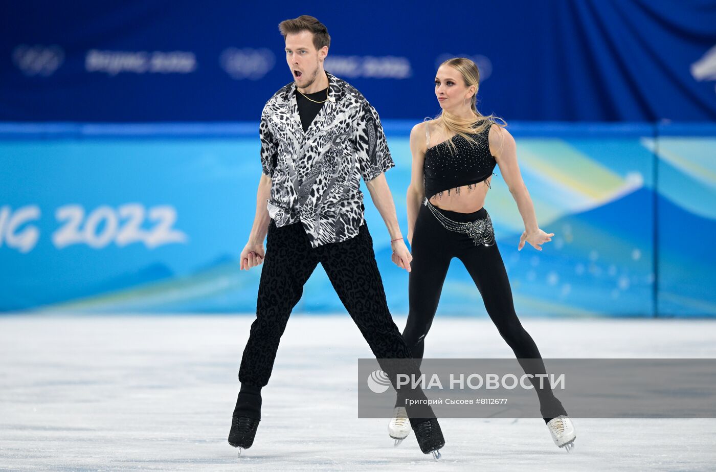 Олимпиада 2022 Фигурное катание Танцы Ритмический танец РИА Новости Медиабанк