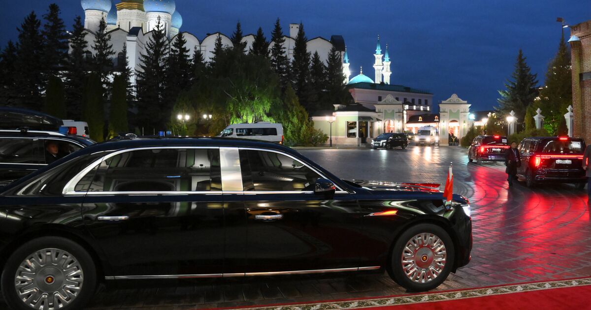 Xvi саммит БРИКС Встреча президента Владимира Путина и председателя КНР Си Цзиньпина Фотобанк