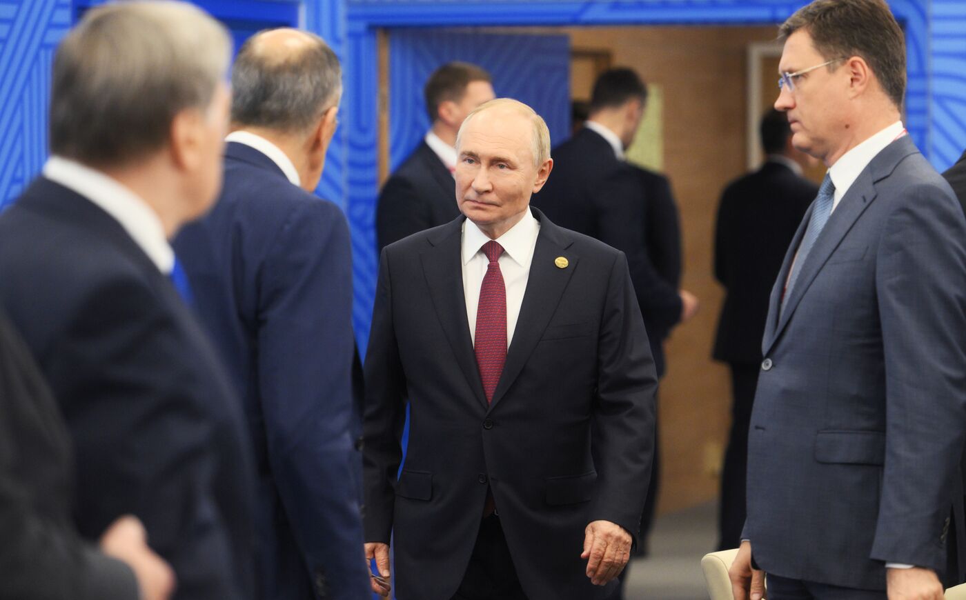 Xvi саммит БРИКС Встреча президента РФ В Путина с президентом Турции Р Т Эрдоганом