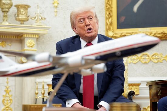 Встреча президента США Д Трампа и генсека НАТО М Рютте РИА Новости Медиабанк